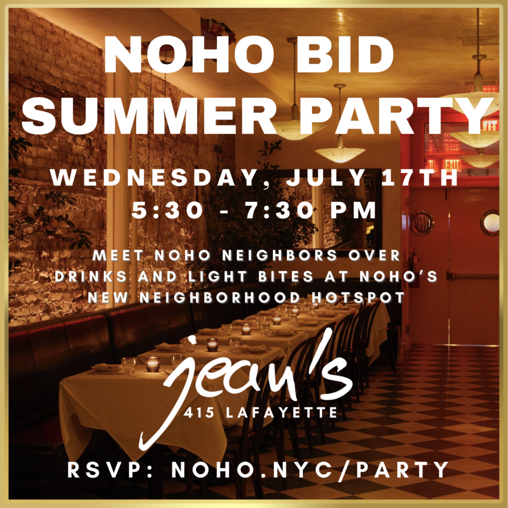 2024 NoHo Summer Party at Jean’s – NOHO